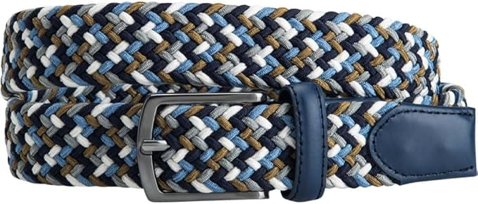 Greg Norman Mens Braided Multi Colored Stretch Golf Belt (32) - Walmart.com