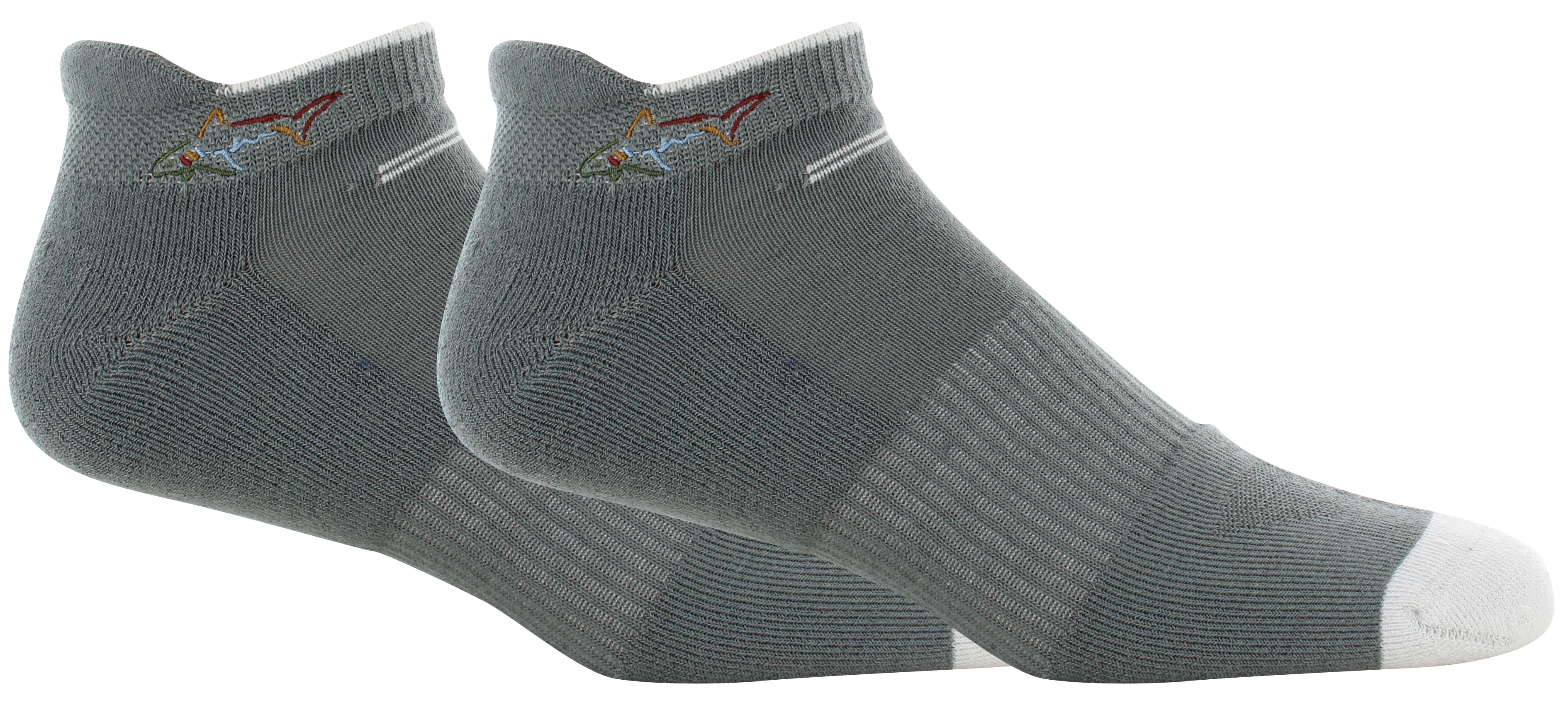Greg Norman Performance Gray/White Socks Men - Walmart.com