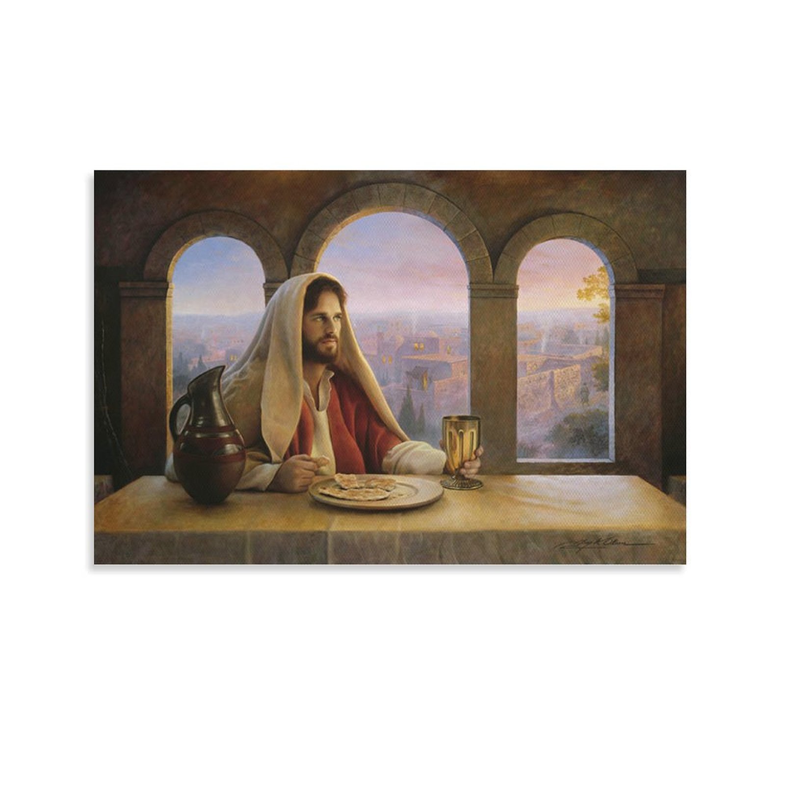 Greg Olsen Print Painting IN REMEMBRANCE OF ME Home Decor Poster Wall ...
