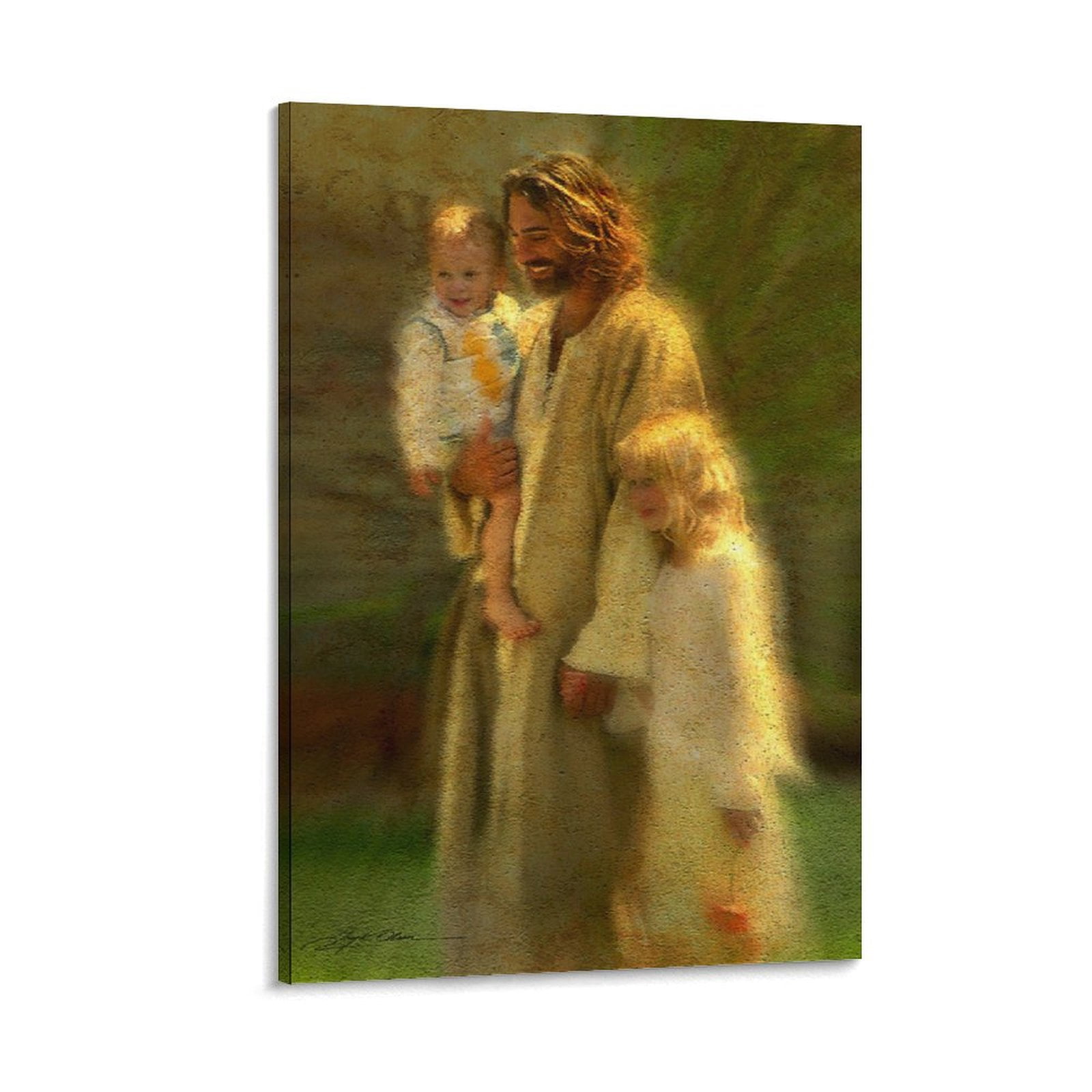 Greg Olsen Print Painting In The Arms of His Love Canvas Art Poster and ...