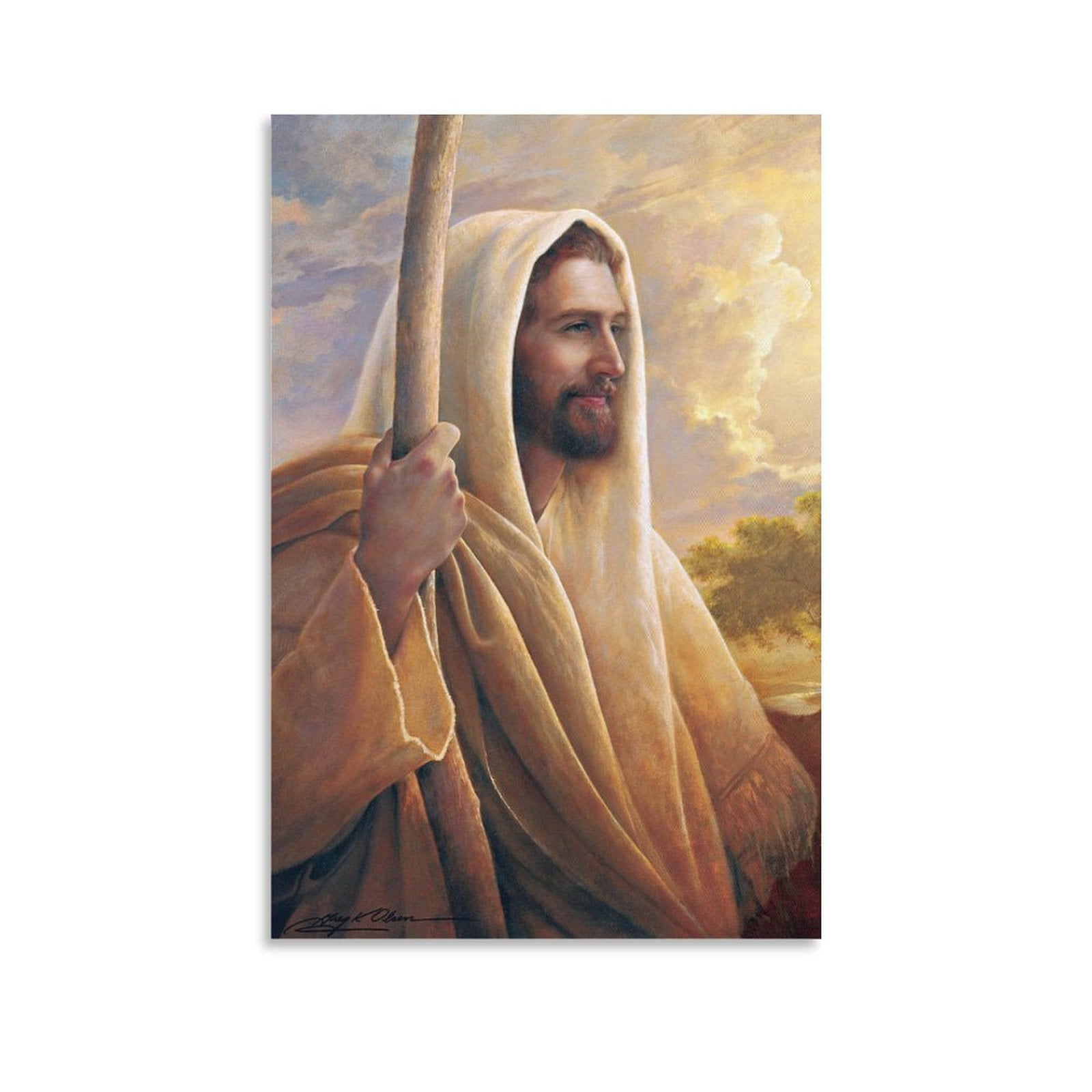 Greg Olsen Print Painting Light of The World Home Decor Poster Wall Art ...