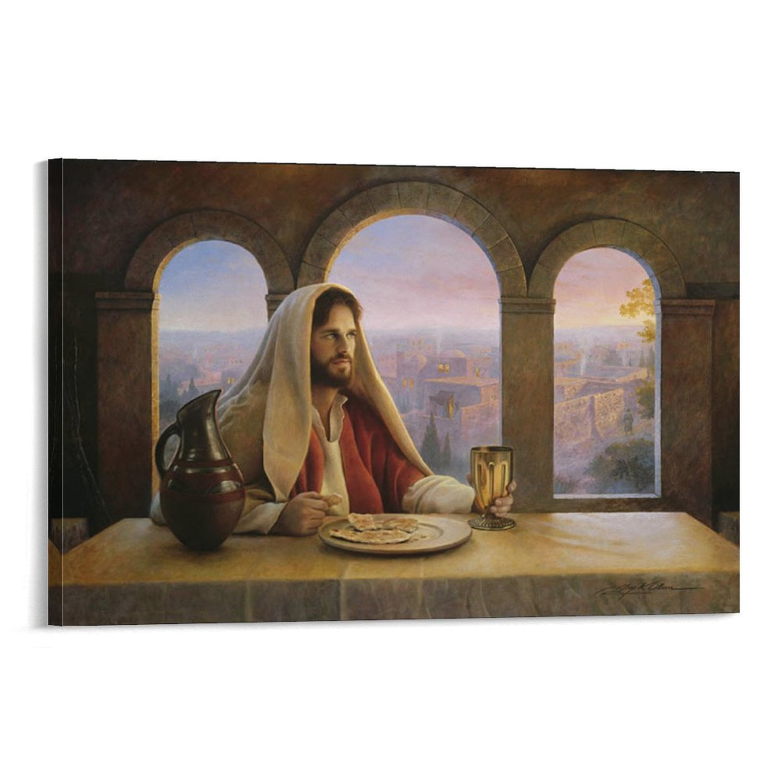 Greg Olsen Print Painting IN REMEMBRANCE OF ME Room Aesthetic Poster ...