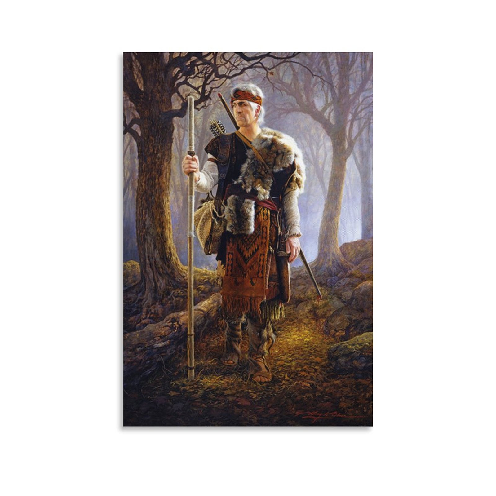 Greg Olsen Print Painting THE LAST TO FALL Room Aesthetic Poster Print ...