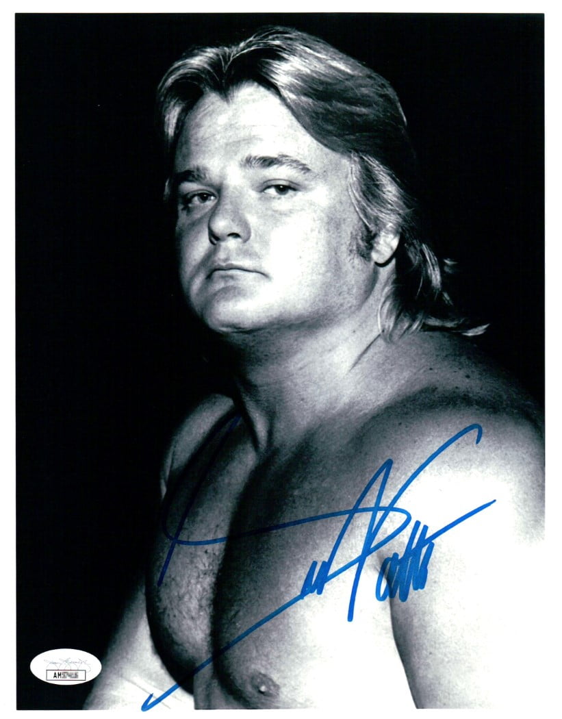 Greg "The Hammer" Valentine Signed Autograph 8X10 Photo WWF Vintage B/W Pose JSA - Walmart.com