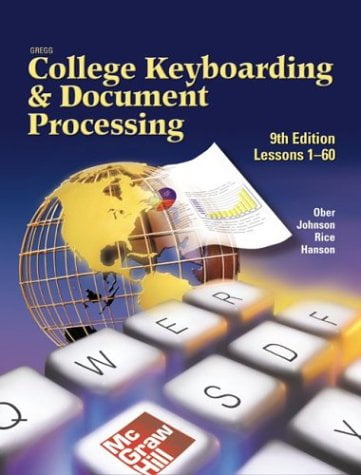 Pre-Owned Gregg College Keyboarding & Document Processing (GDP), Take ...