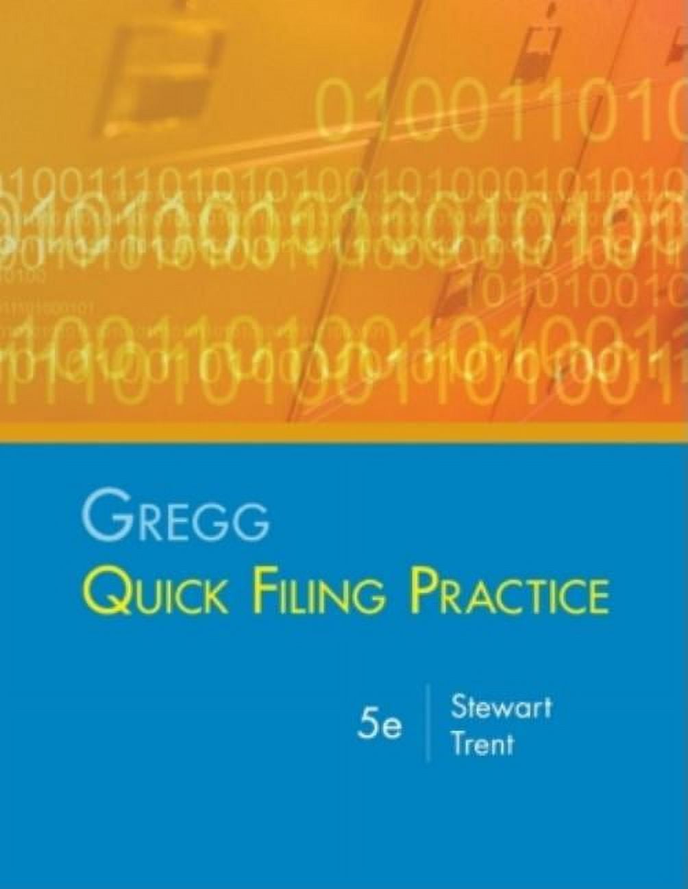 Gregg Quick Filing Practice Kit - Walmart.com