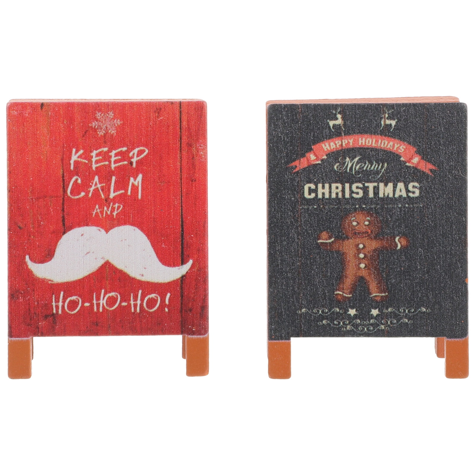 Gregiular 2 Mini Sign Board Dollhouse Coffee Shop Scene Props Model ...