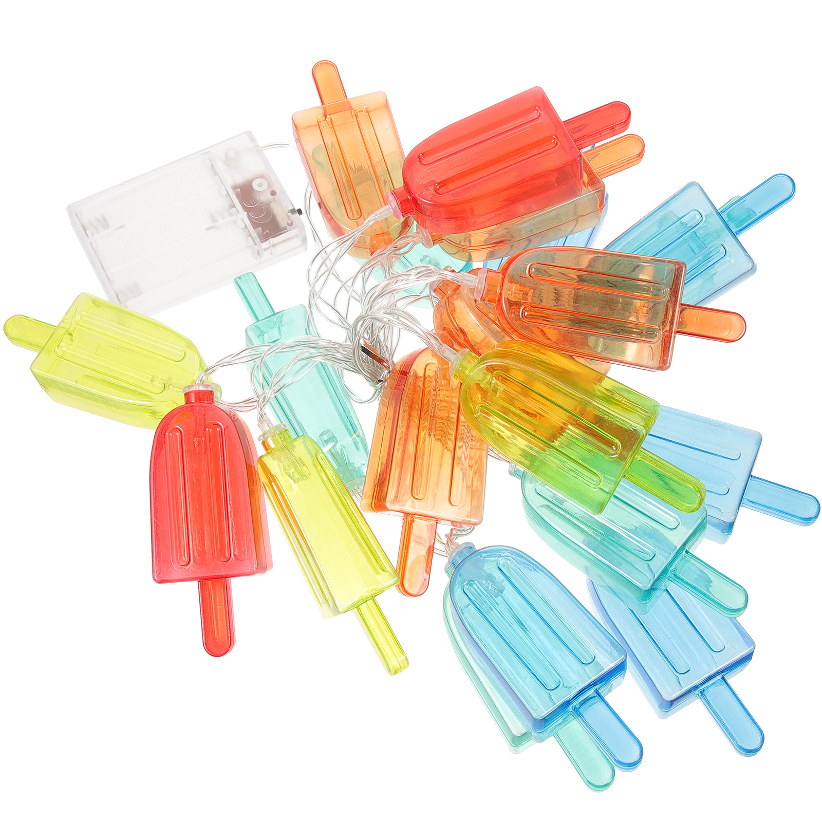 Gregiular 3 Strings of String Light Ice Cream Pendants Outdoor Lights ...