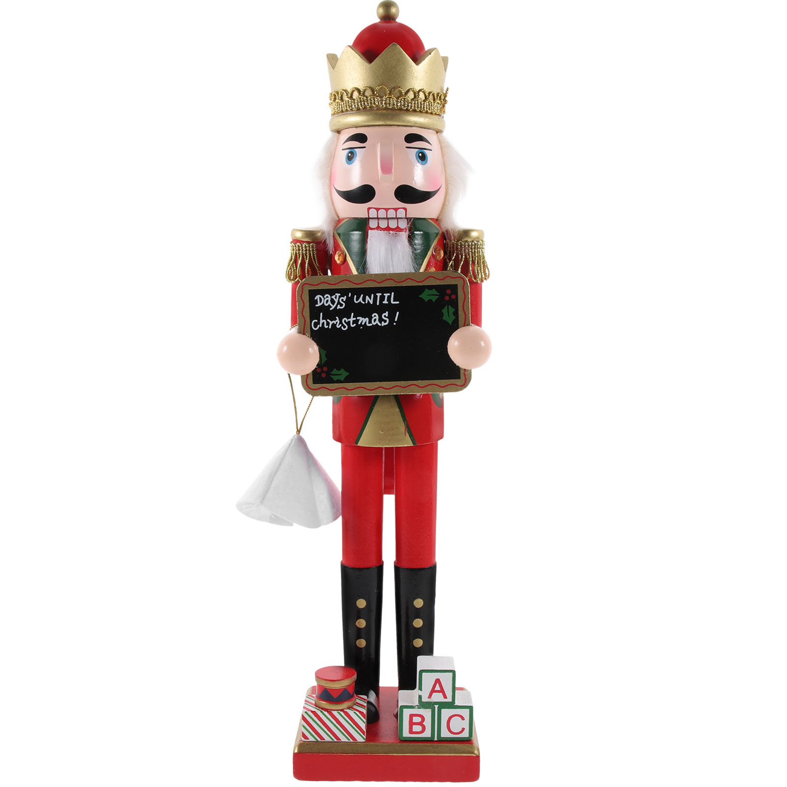 Gregiular Christmas Nutcracker Owl Decor 38cm Figurine for Xmas Tree ...