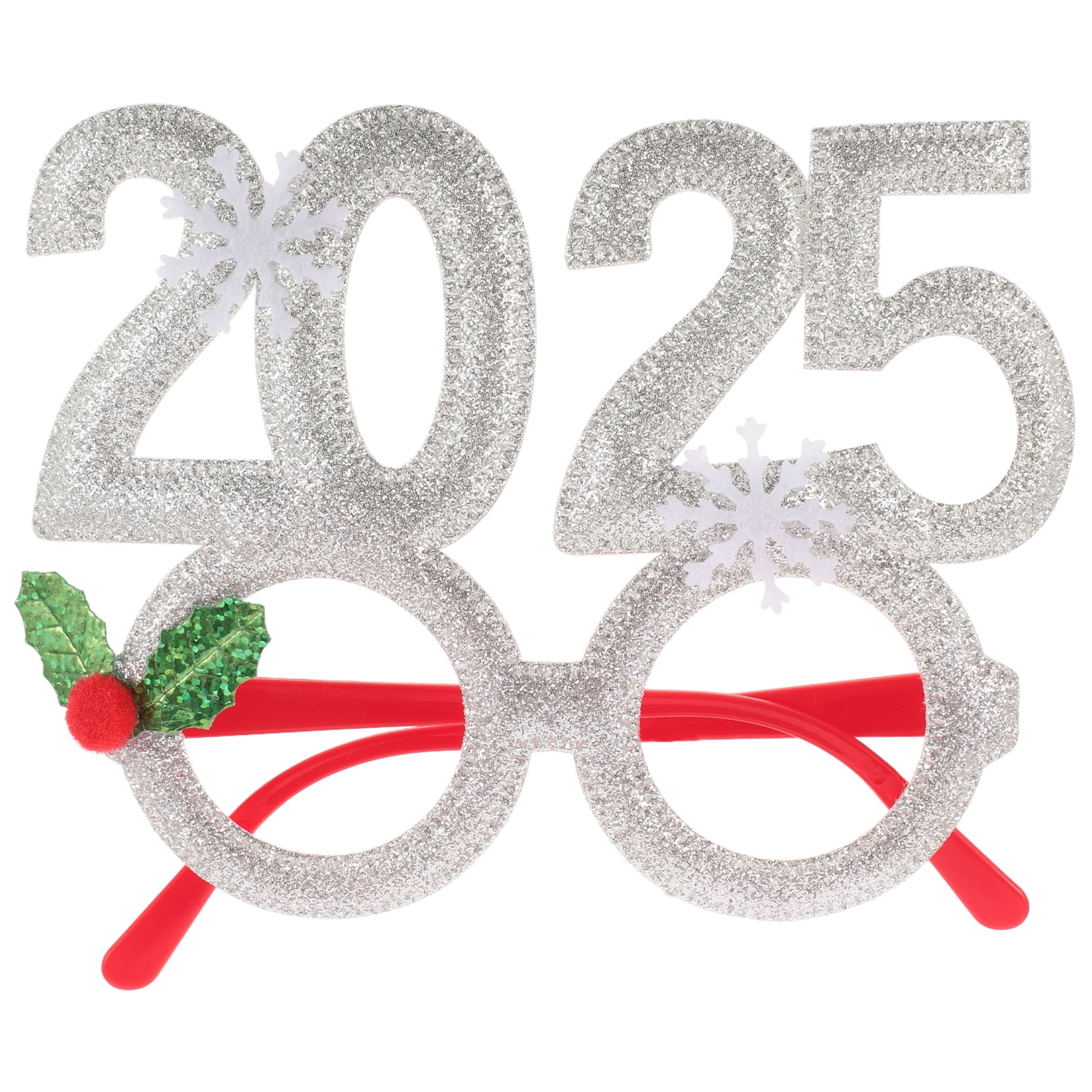 Gregiular Christmas Party Glasses Photo Prop 2025 Number Glasses New ...
