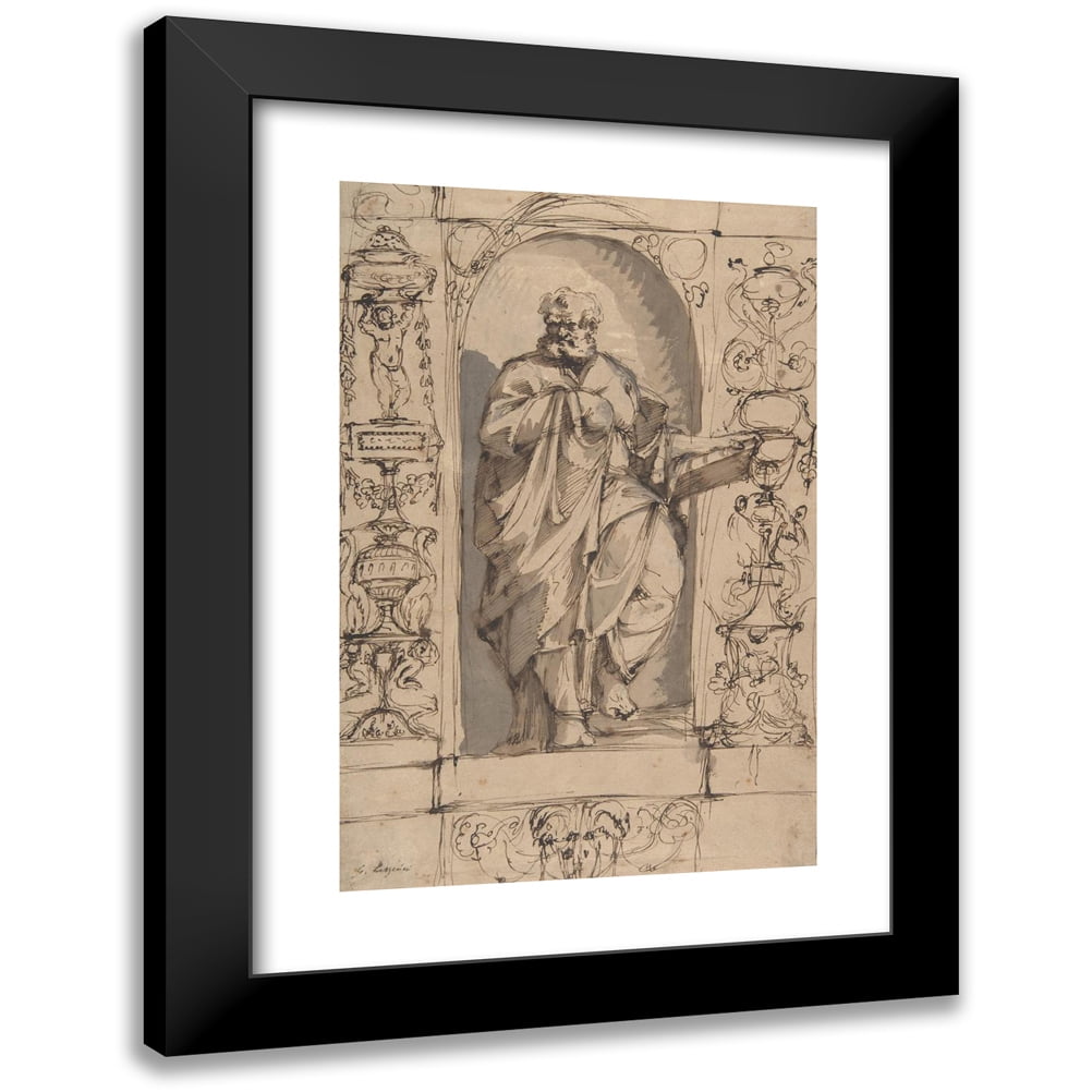 Gregorio Lazzarini 11x14 Black Modern Framed Museum Art Print Titled ...