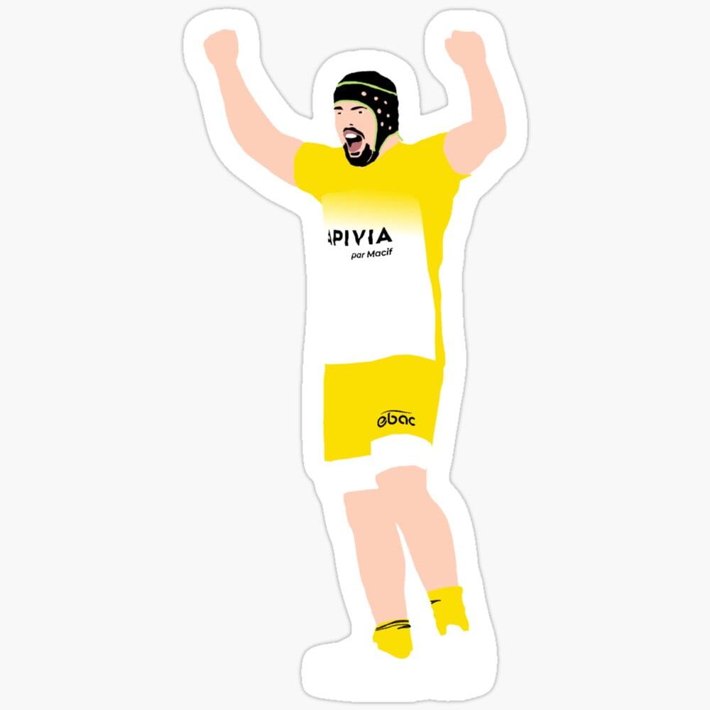Gregory Alldritt - La Rochelle Sticker Phone Decal Water Bottle ...
