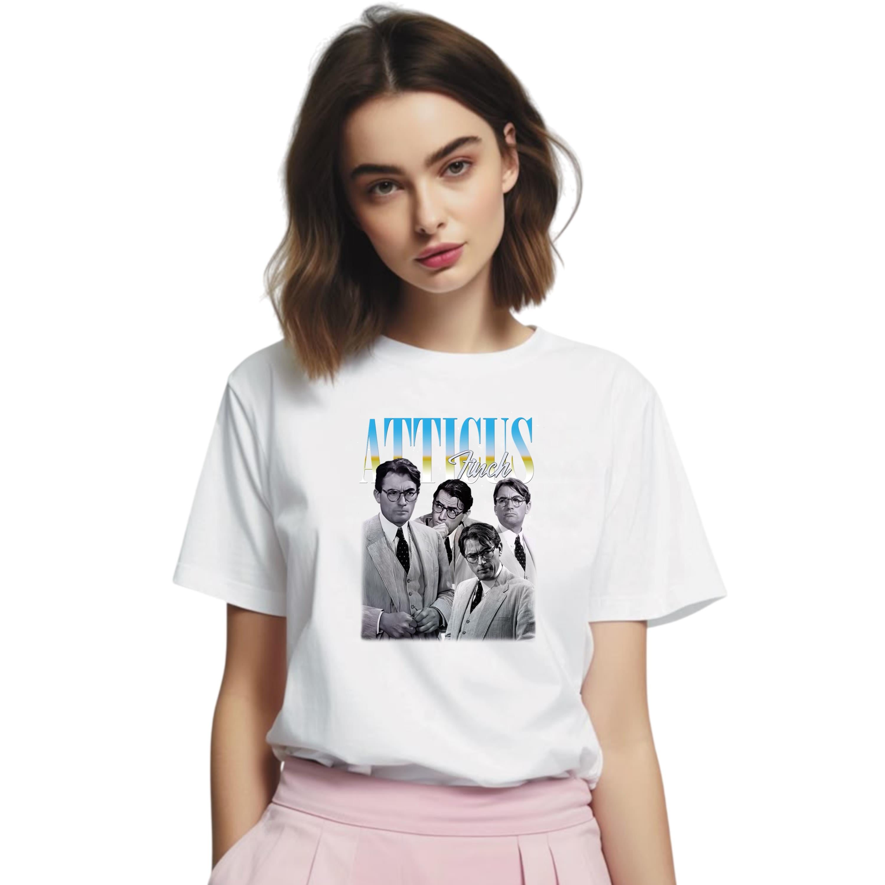 Gregory Peck Homage Eldred American Actor Vintage Mockingbird Fan T ...