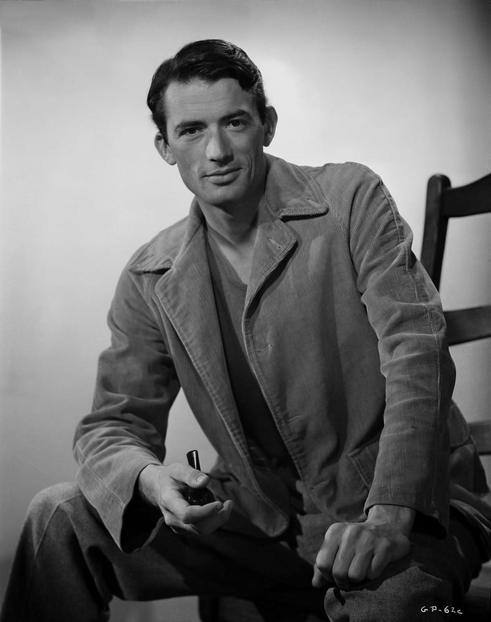 Gregory Peck in Leather Jacket Portrait Photo Print (24 x 30) - Walmart.com