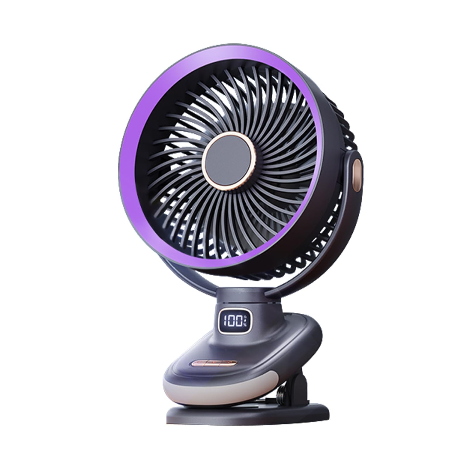 Greheywos Oscillating Table Fan, Small USB Air Circulator Fan with ...