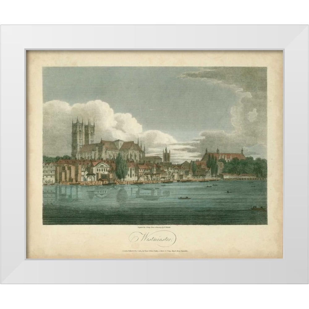 Greig, J. 14x12 White Modern Wood Framed Museum Art Print Titled - View ...