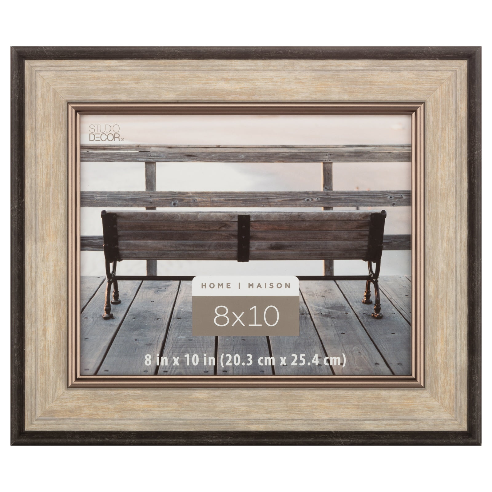 8" x 10" Greige & Black Frame, Home Collection by Studio Décor ...