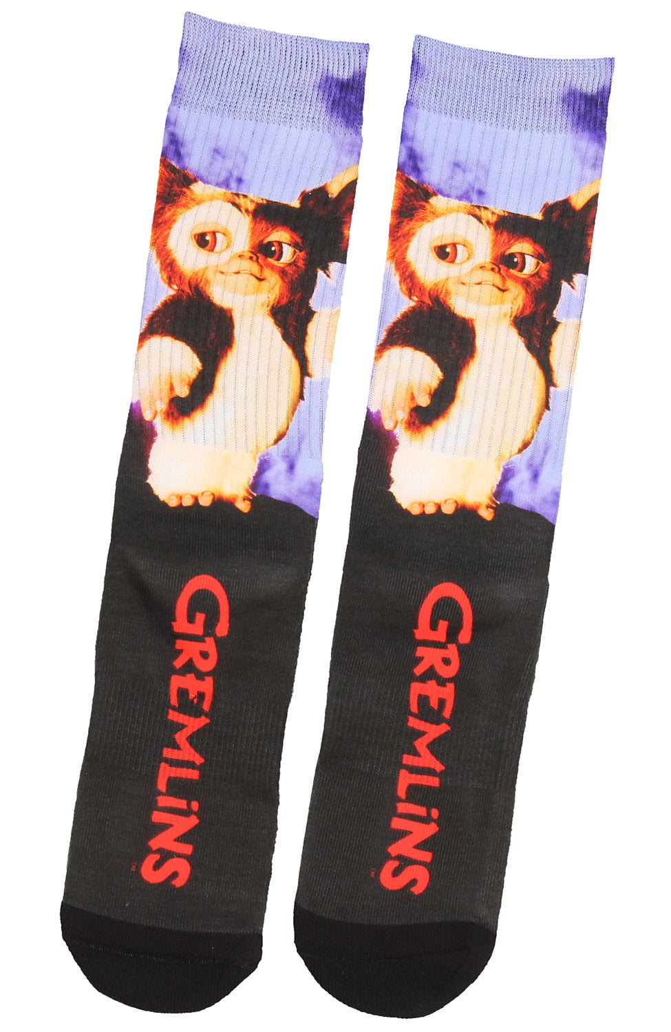 Gremlin The Movie Gizmo Mogwai Sublimated Crew Socks 1 Pair - Walmart.com
