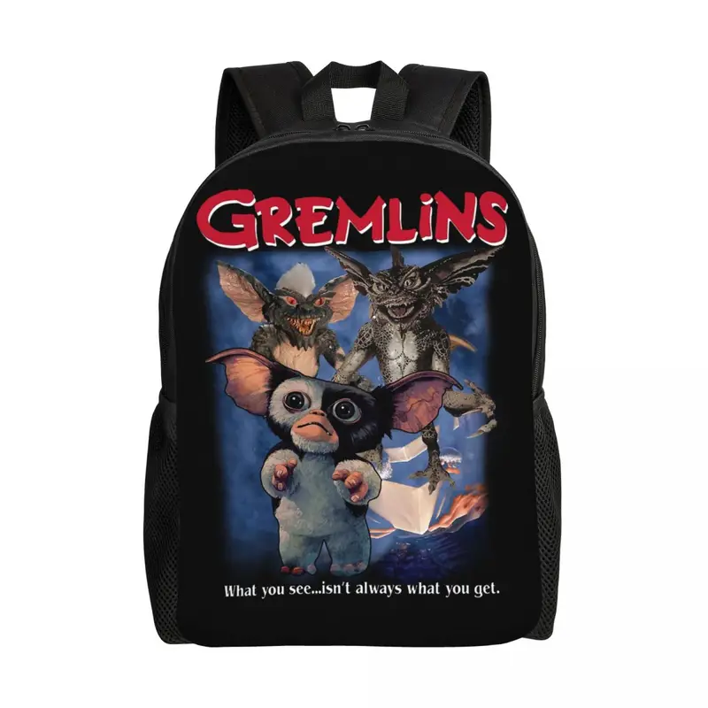 Gremlins Backpack for Water Resistant College School Gizmo 80s Movie ...