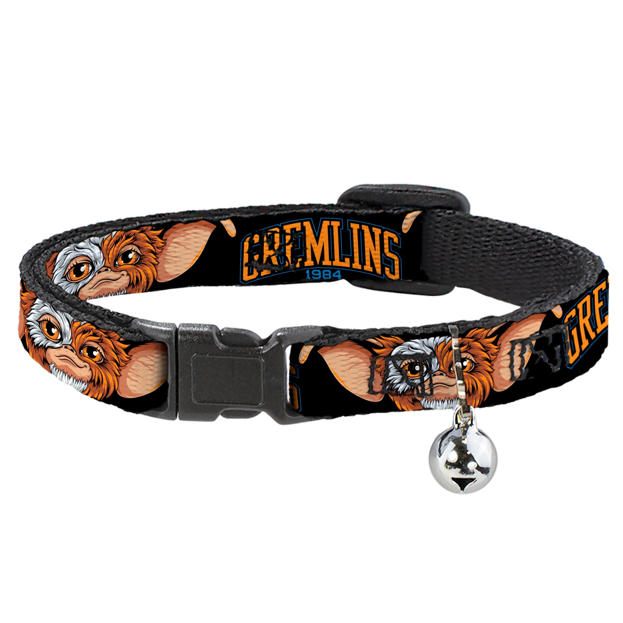 Gremlins Breakaway Cat Collar With Bell, Plastic Clip, Easy Adjustable ...