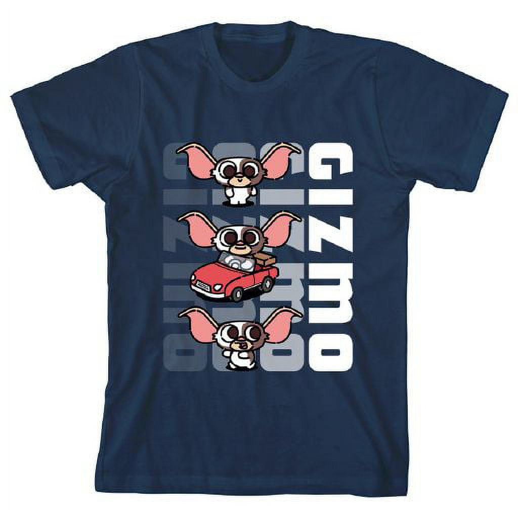 Gremlins Chibi Gizmo Boy's Navy Blue T-shirt-Large - Walmart.com