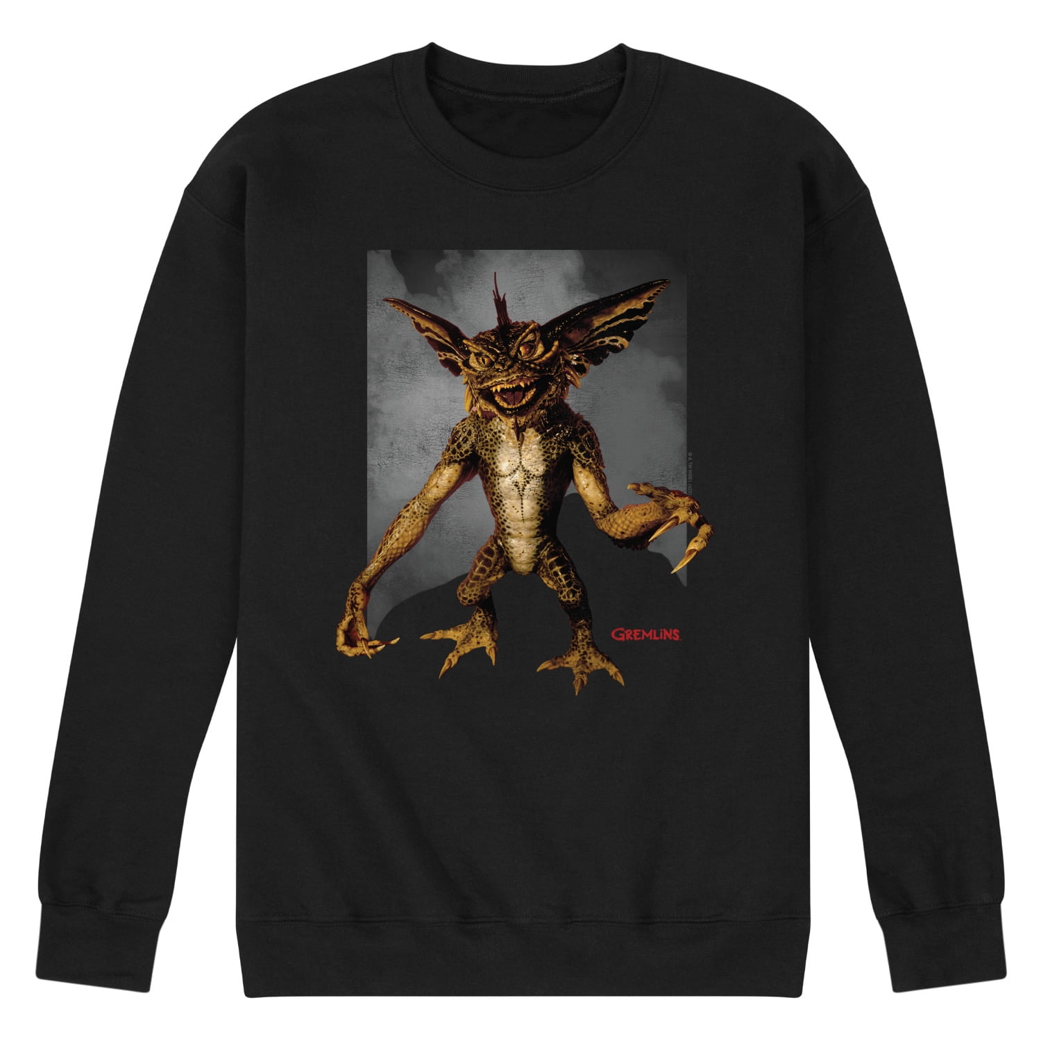 Gremlins - Evil Grim Ready To Attack - Men's Crew Neck Fleece Pullover ...