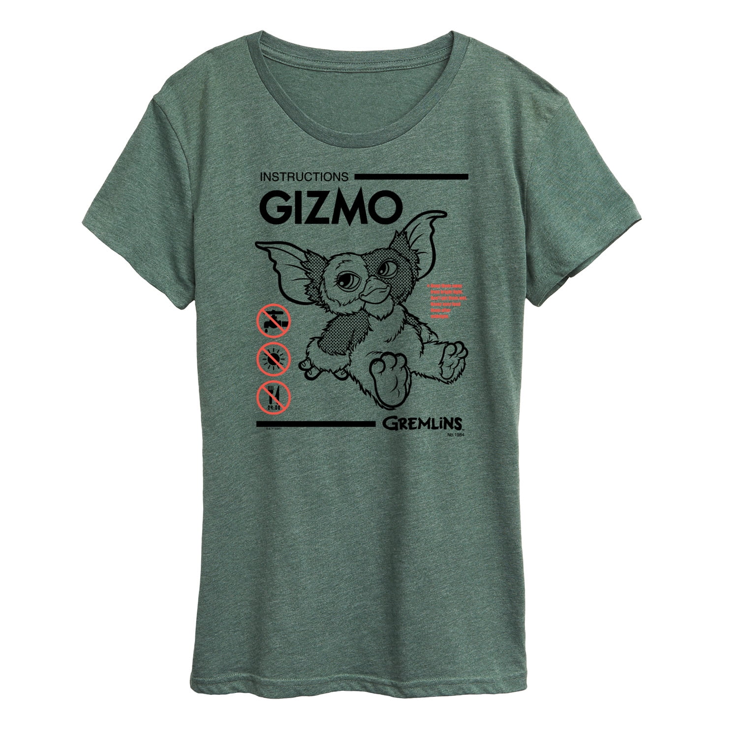 Gremlins - Gizmo Kit - Women's Short Sleeve Graphic T-Shirt - Walmart.com