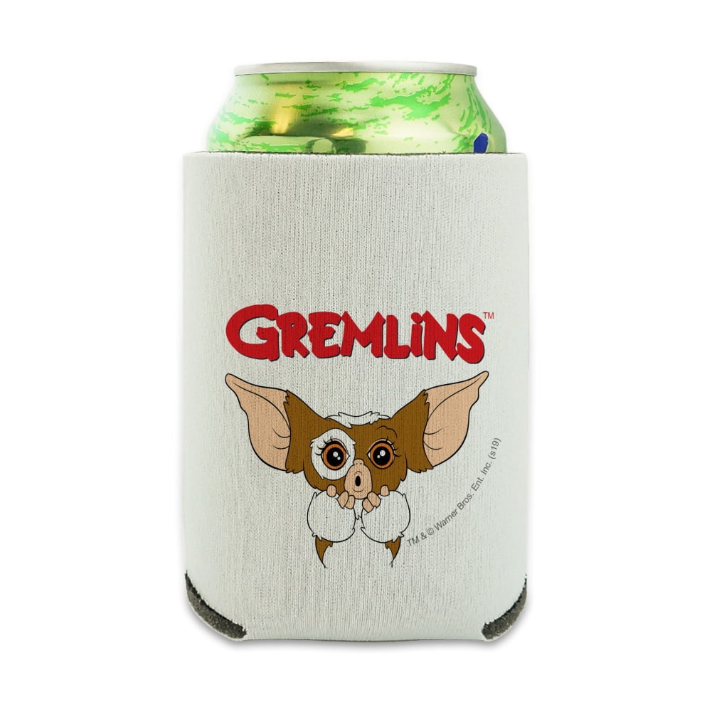 Gremlins Gizmo Logo Can Cooler - Drink Sleeve Hugger Collapsible ...