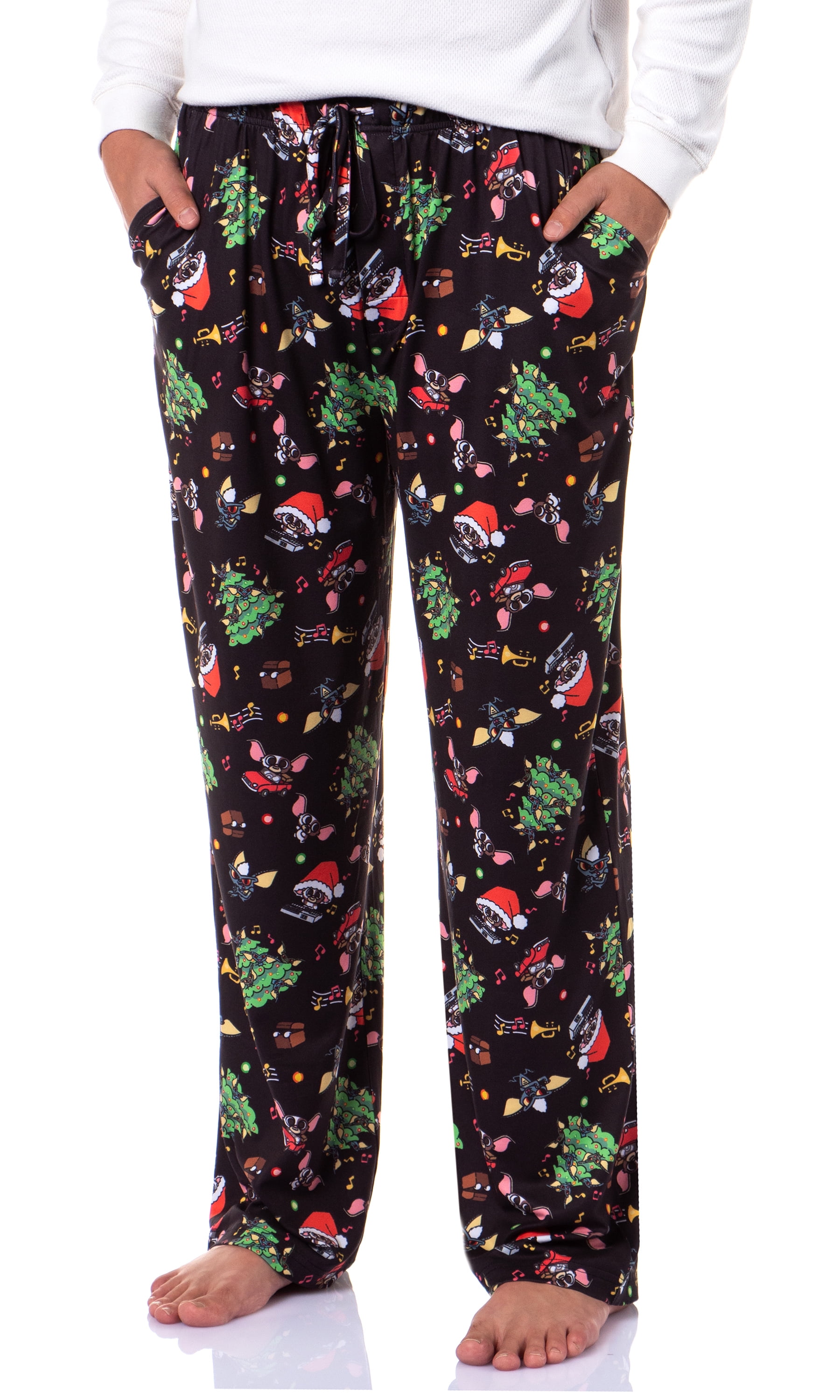 Gremlins Men's Christmas Chibi Style Gizmo Sleep Tossed Print Pajama ...