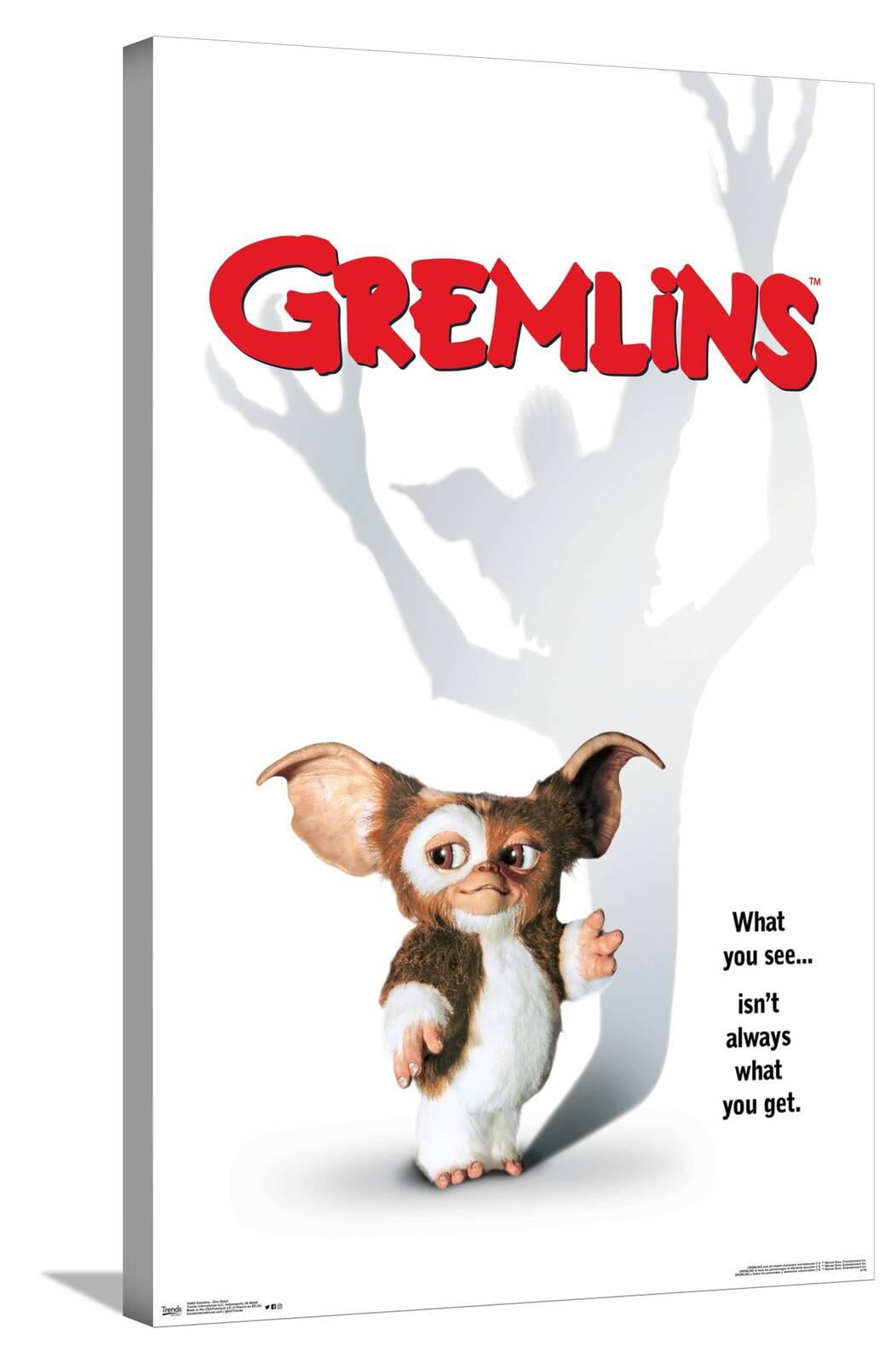 Gremlins - One Sheet Canvas Wall Poster, 22.375" x 34" - Walmart.com