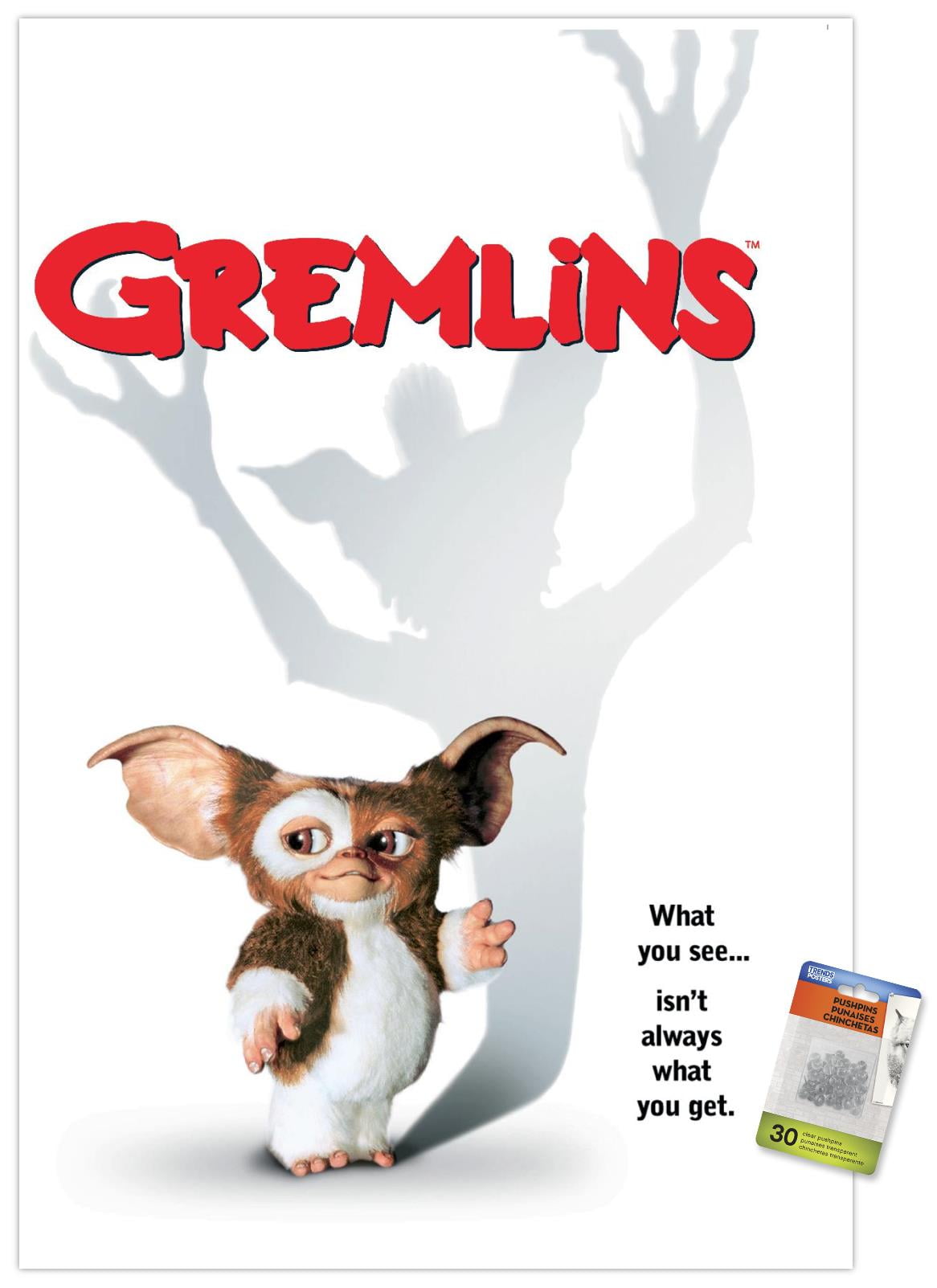 Gremlins - One Sheet Wall Poster with Push Pins, 22.375" x 34 ...