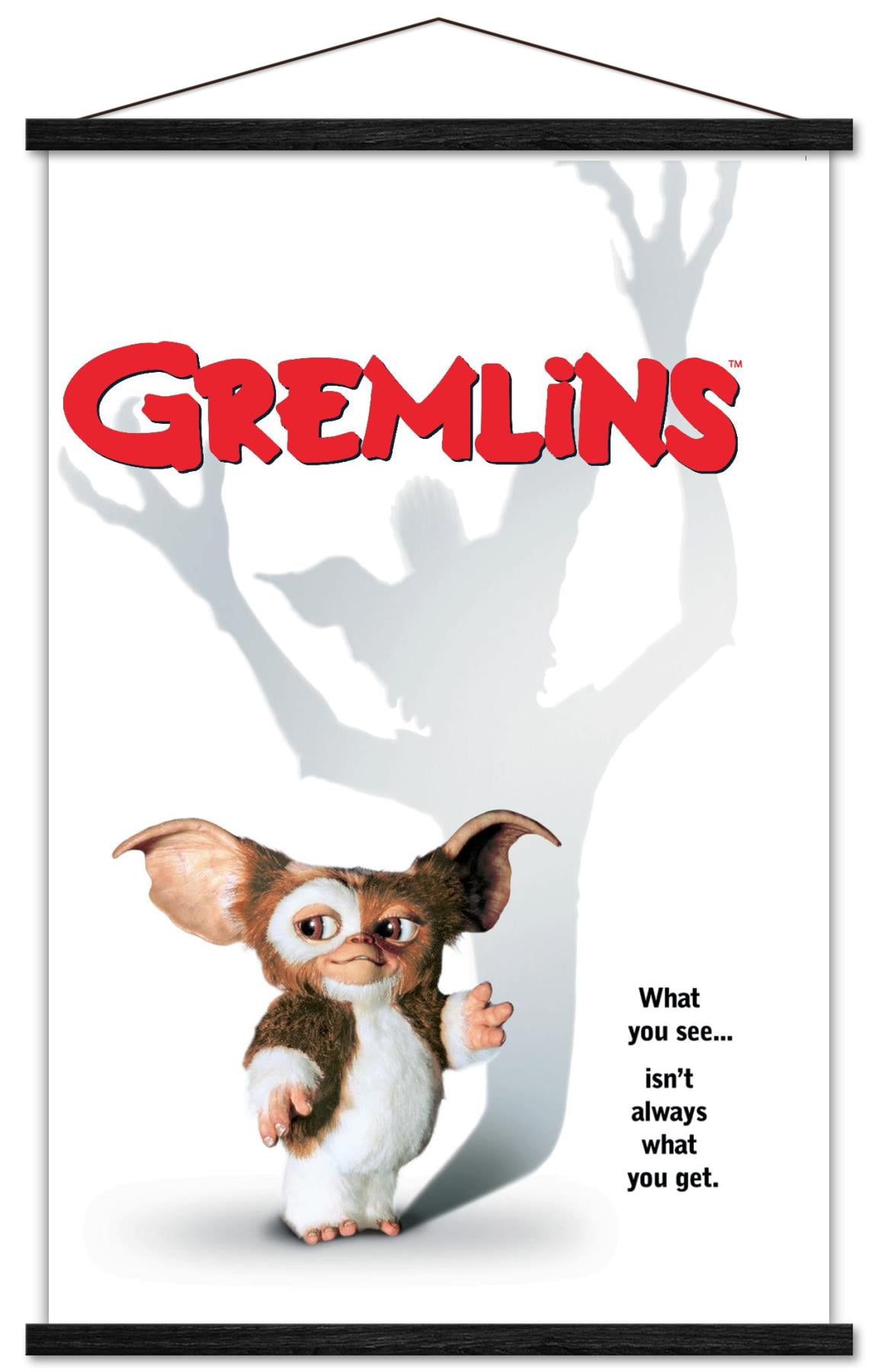 Gremlins - One Sheet Wall Poster with Wooden Magnetic Frame, 22.375" x ...