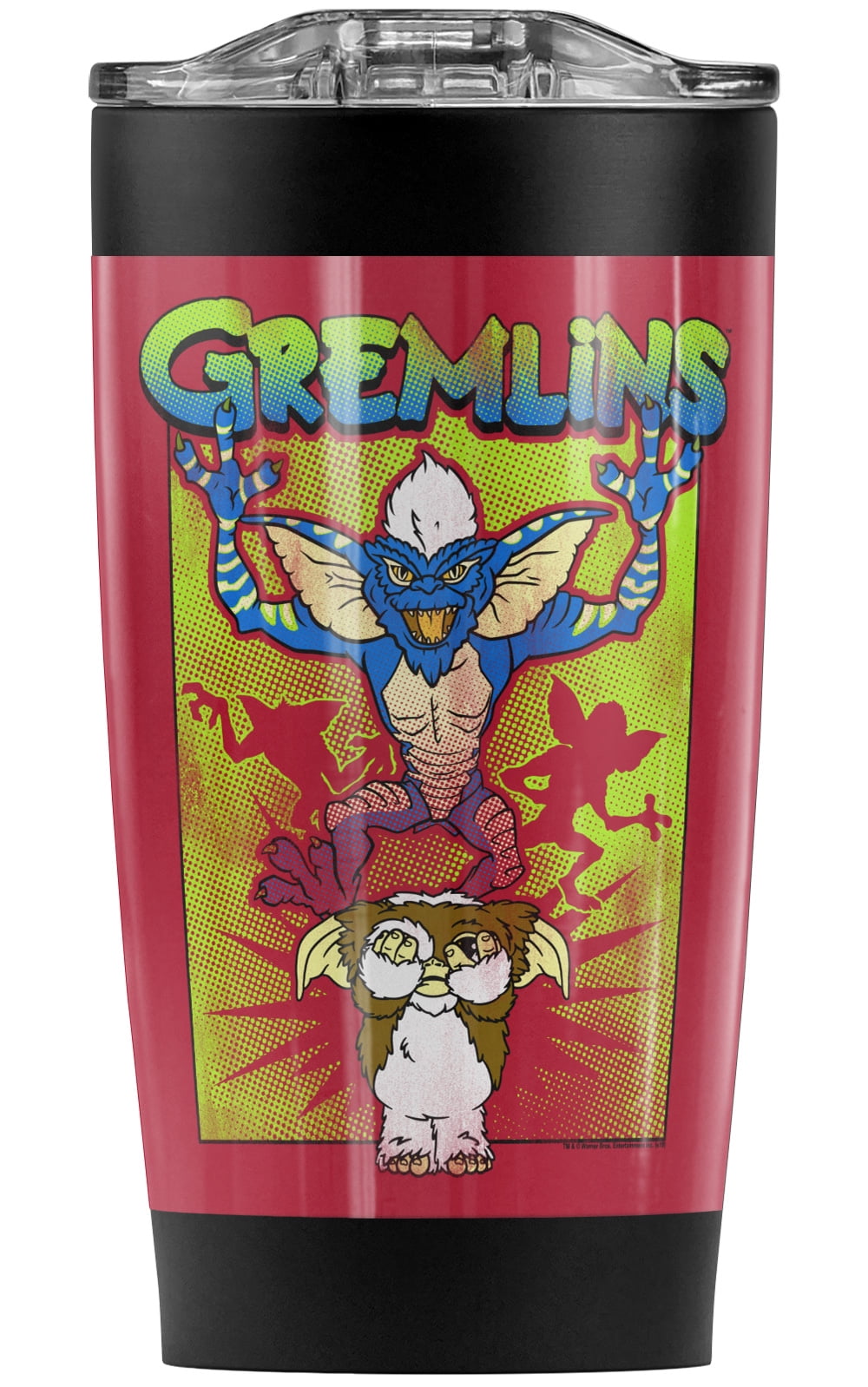 Gremlins Stripe And Gizmo Be Afraid Stainless Steel Tumbler 20 oz ...