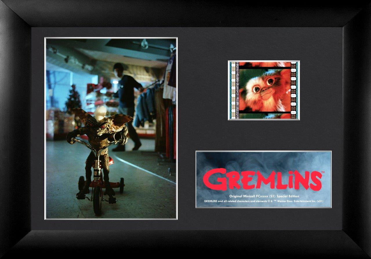Gremlins (Stripe) Minicell FilmCells Framed Desktop Presentation ...