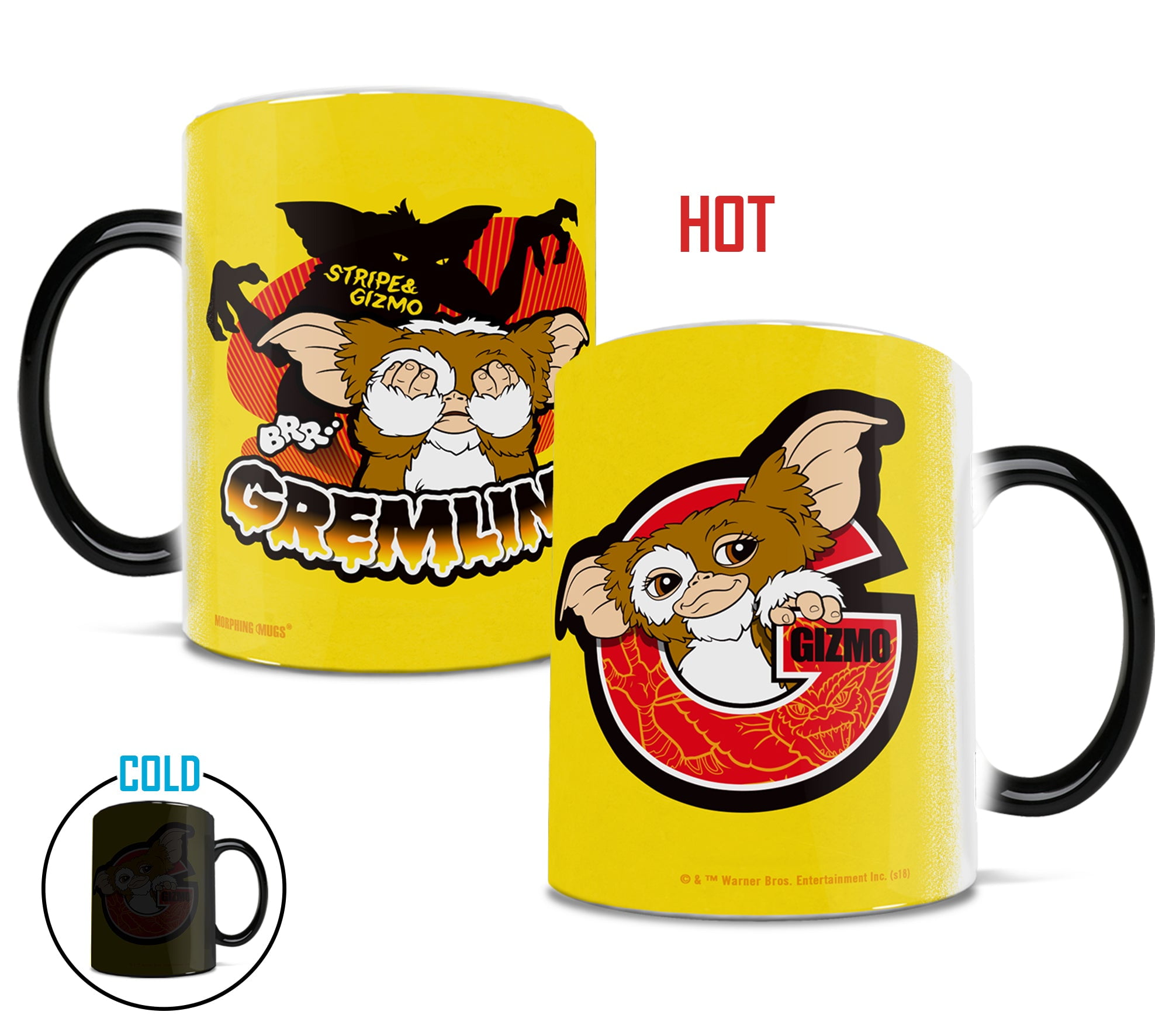 Gremlins (Stripe and Gizmo) Morphing Mugs® Heat-Sensitive Mug - Walmart.com