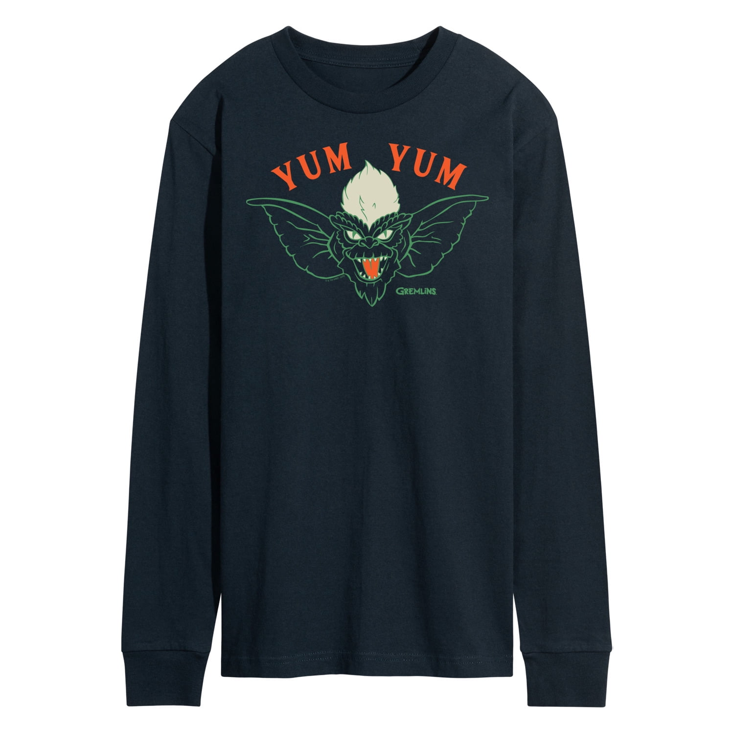 Gremlins - Yum Yum Flies In - Men's Long Sleeve T-Shirt - Walmart.com