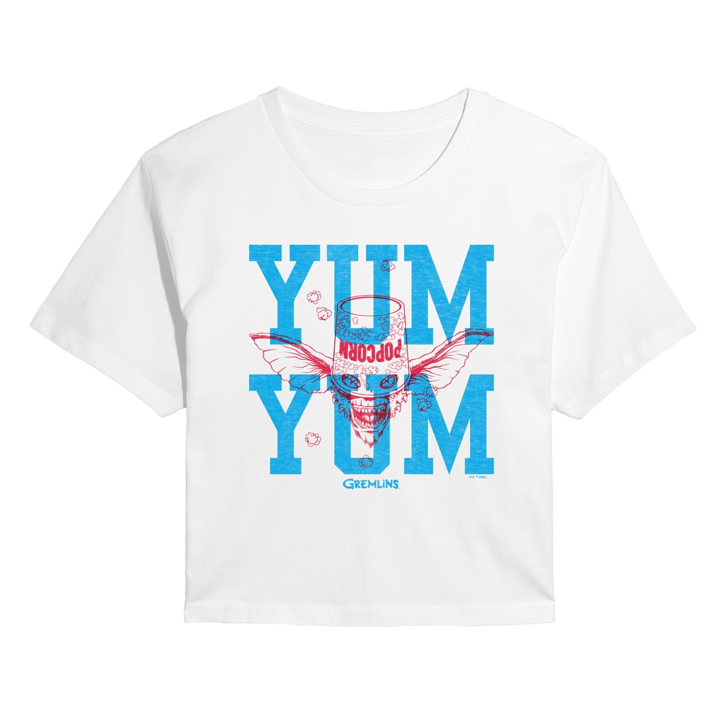 Gremlins - Yum Yum - Juniors Cropped Graphic T-Shirt - Walmart.com
