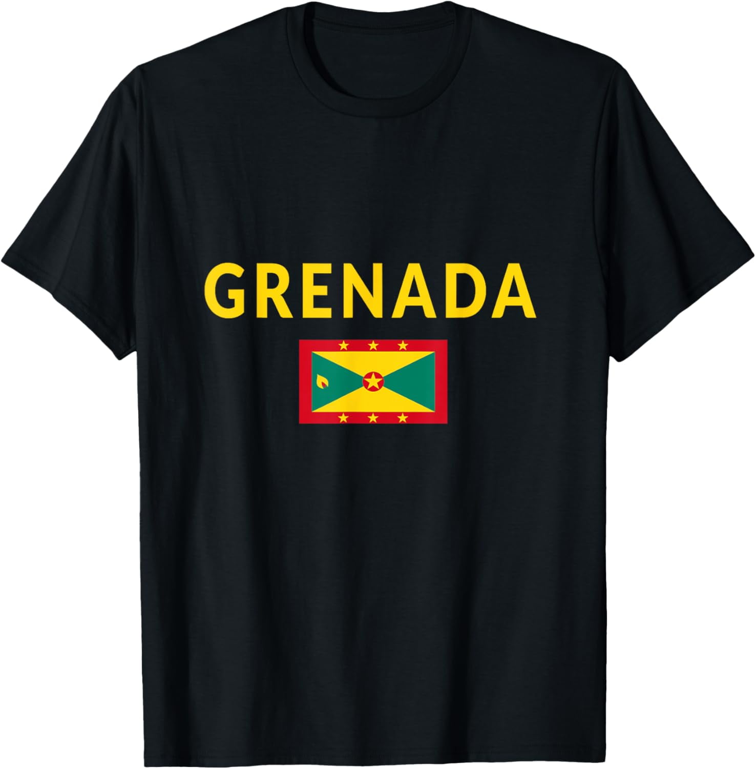 Grenada Coat of arms Tee Flag souvenir Grenadian T-Shirt - Walmart.com