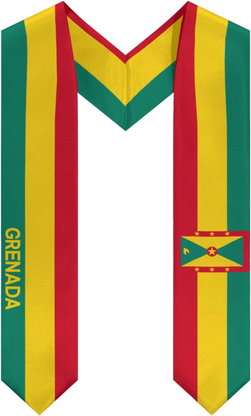 Grenada Cool Graduation Stole Shawl Sash Honor For Study Aboard ...
