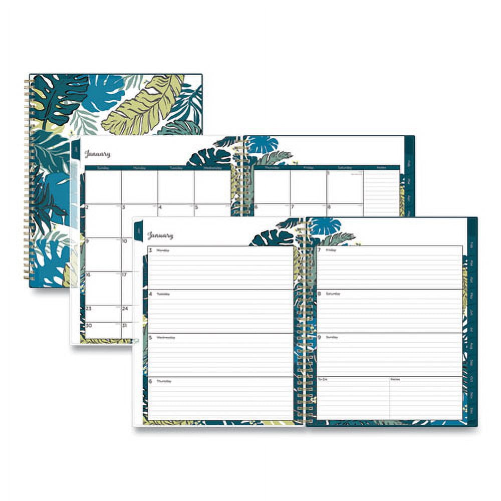 Grenada Create-Your-Own Cover Weekly/Monthly Planner, Jungle Leaf ...