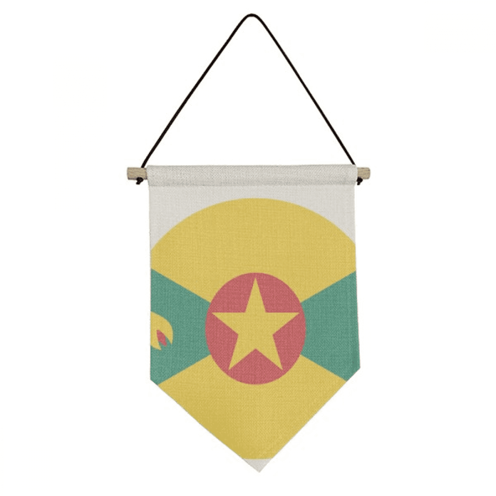 Grenada North Ameica National Emblem Canvas Flag Hanging Wall Art Decor ...