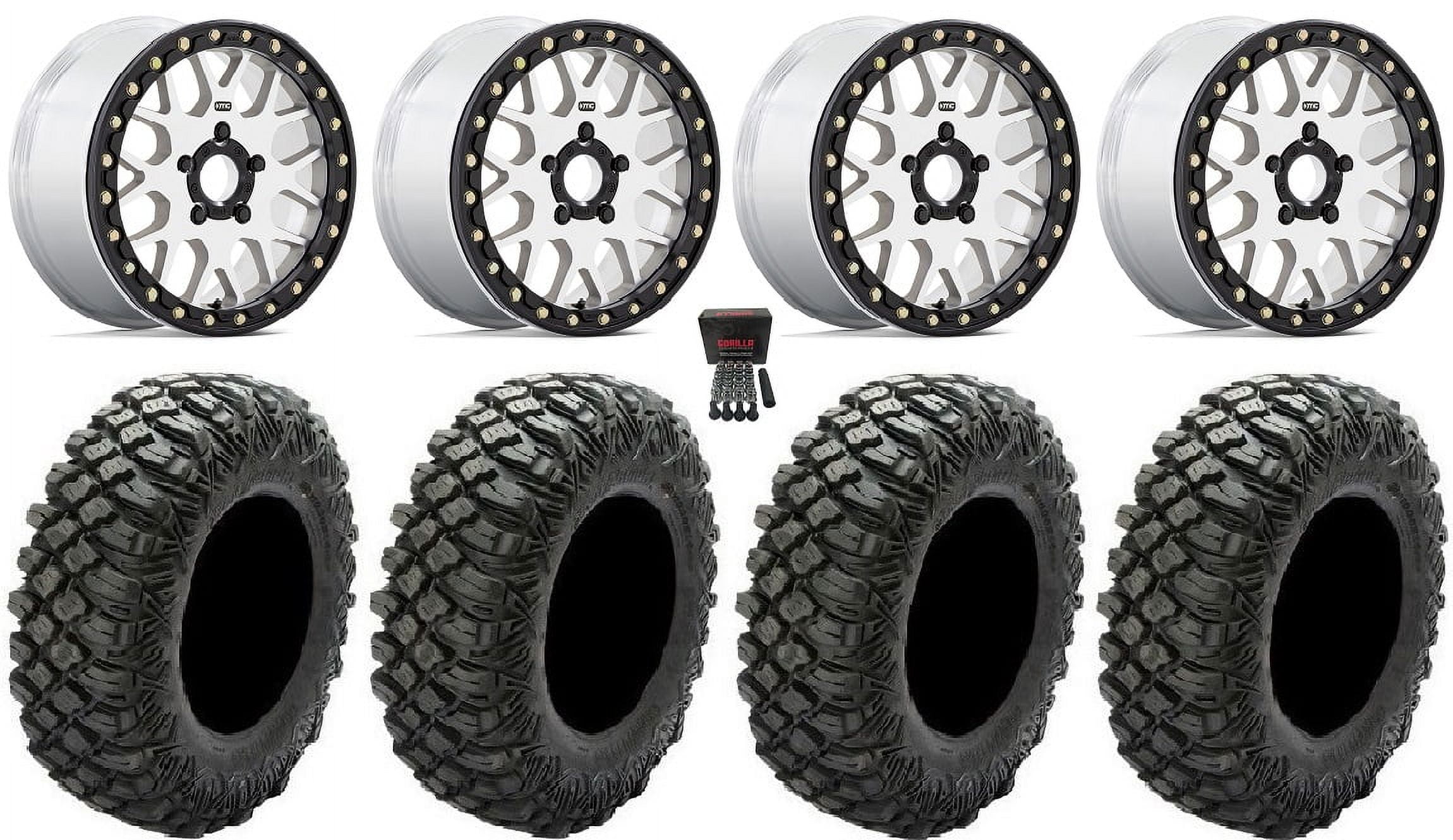 Grenade KS235 Bdlk 15" Wheels Mh 32" Crawler XR Tires Polaris RZR Turbo ...