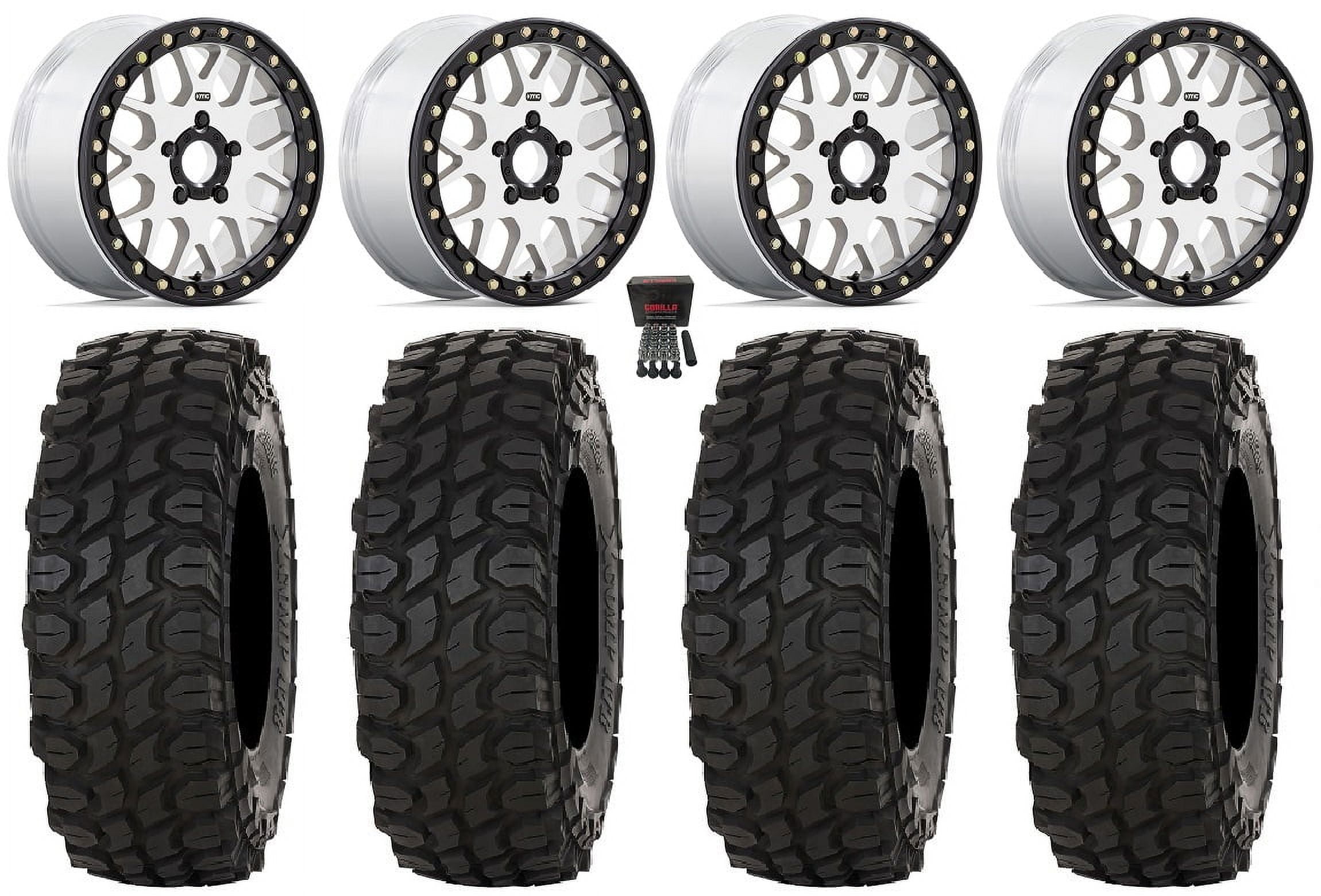 Grenade KS235 Bdlk 15" Wheels Mh 32" XComp ATR Tires Polaris RZR Turbo ...