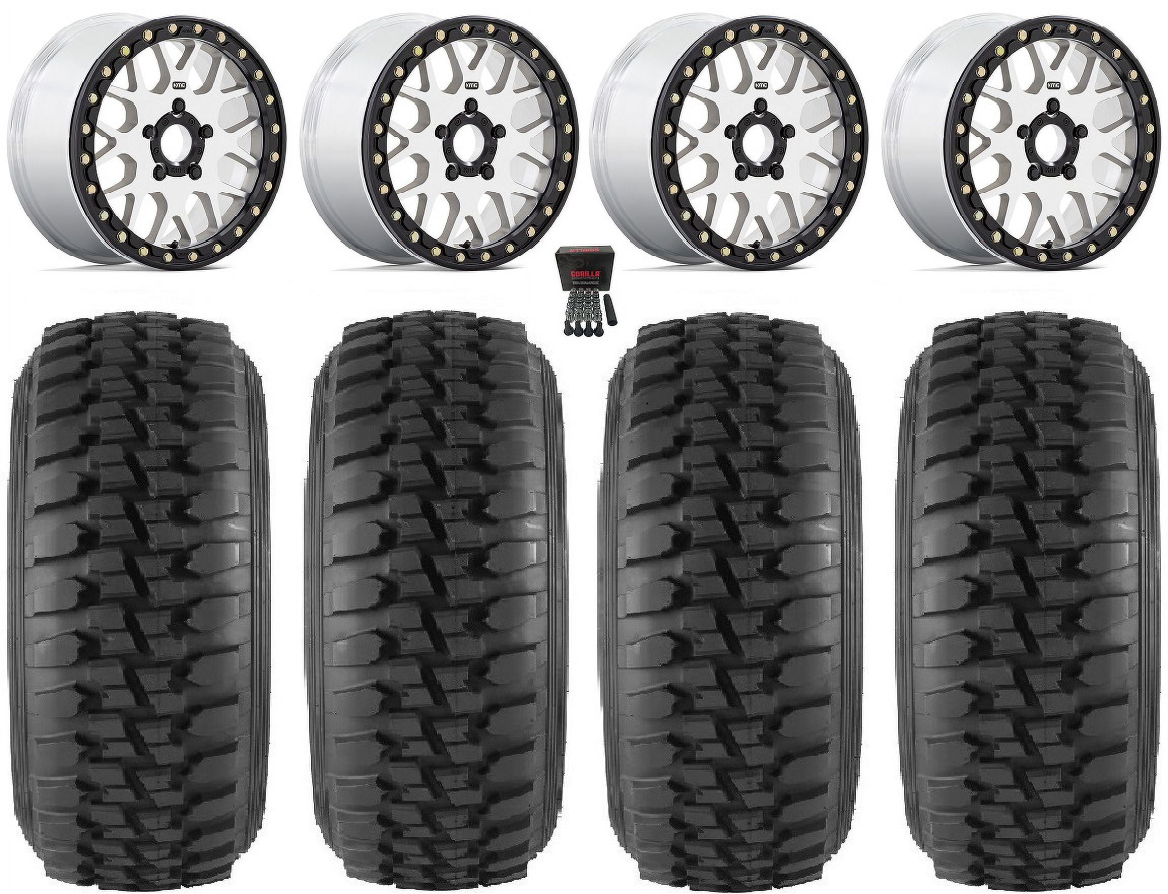 Grenade KS235 Bdlk 15" Wheels Mh 33" Desert Series Tires Polaris RZR ...