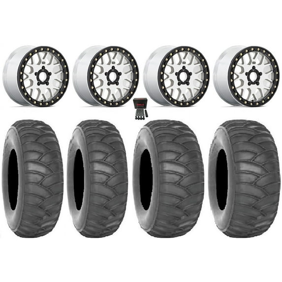 Grenade KS235 Bdlk 15" Wheels Mh 33" SS360 Tires Polaris RZR Turbo R ...