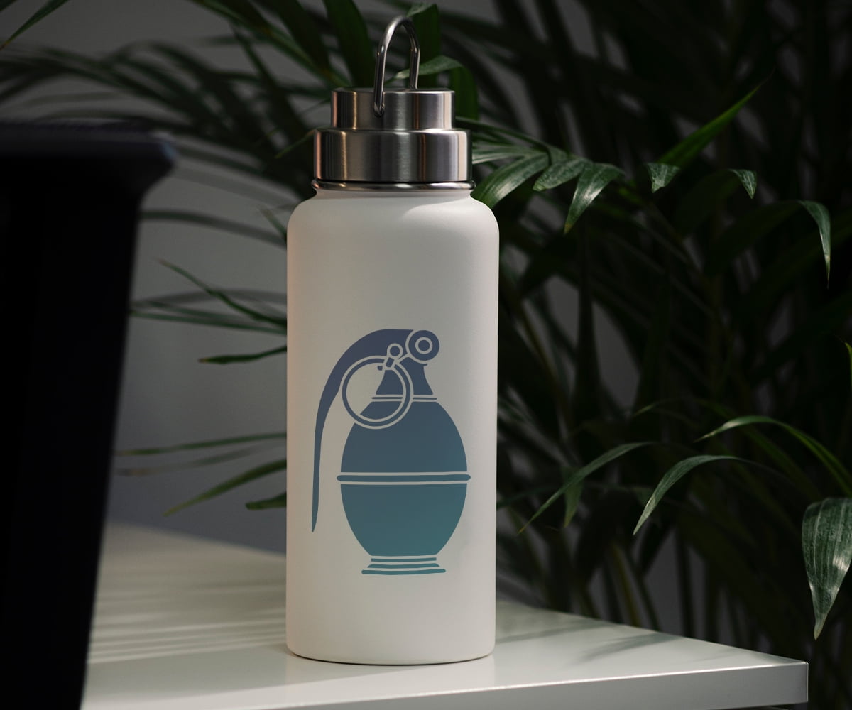 Grenade Stencil - Art and Wall Stencil (18"x54") - Walmart.com