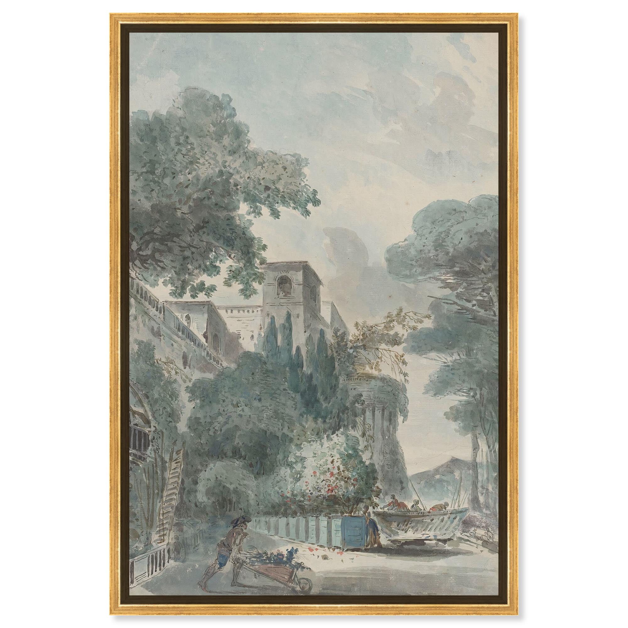 Grenadiers Canvas Vintage Landscape Art by Art Remedy, Gold Frame, 24 ...