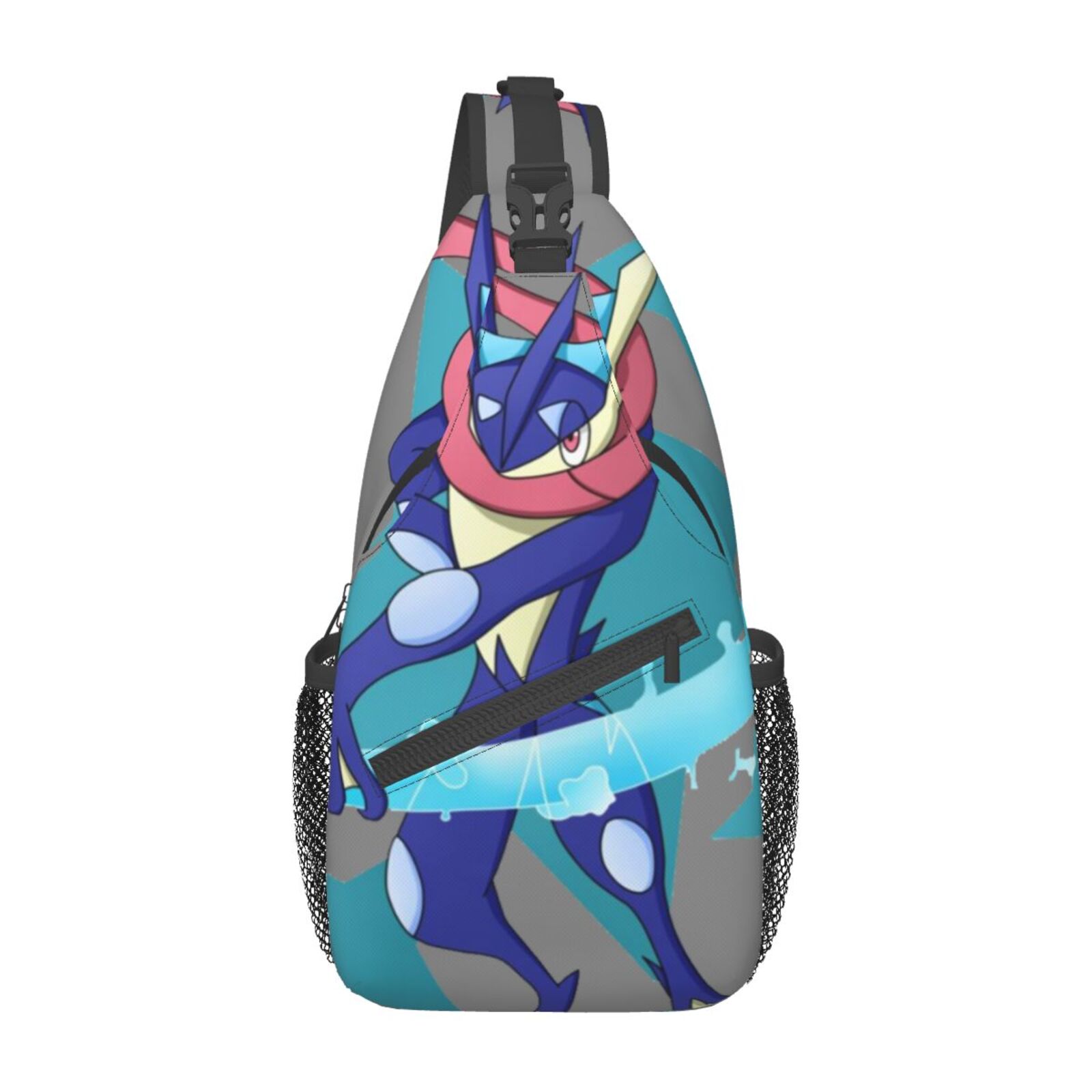 Greninja Anime Sling Bag Crossbody Backpack Chest Bags Diagonally ...