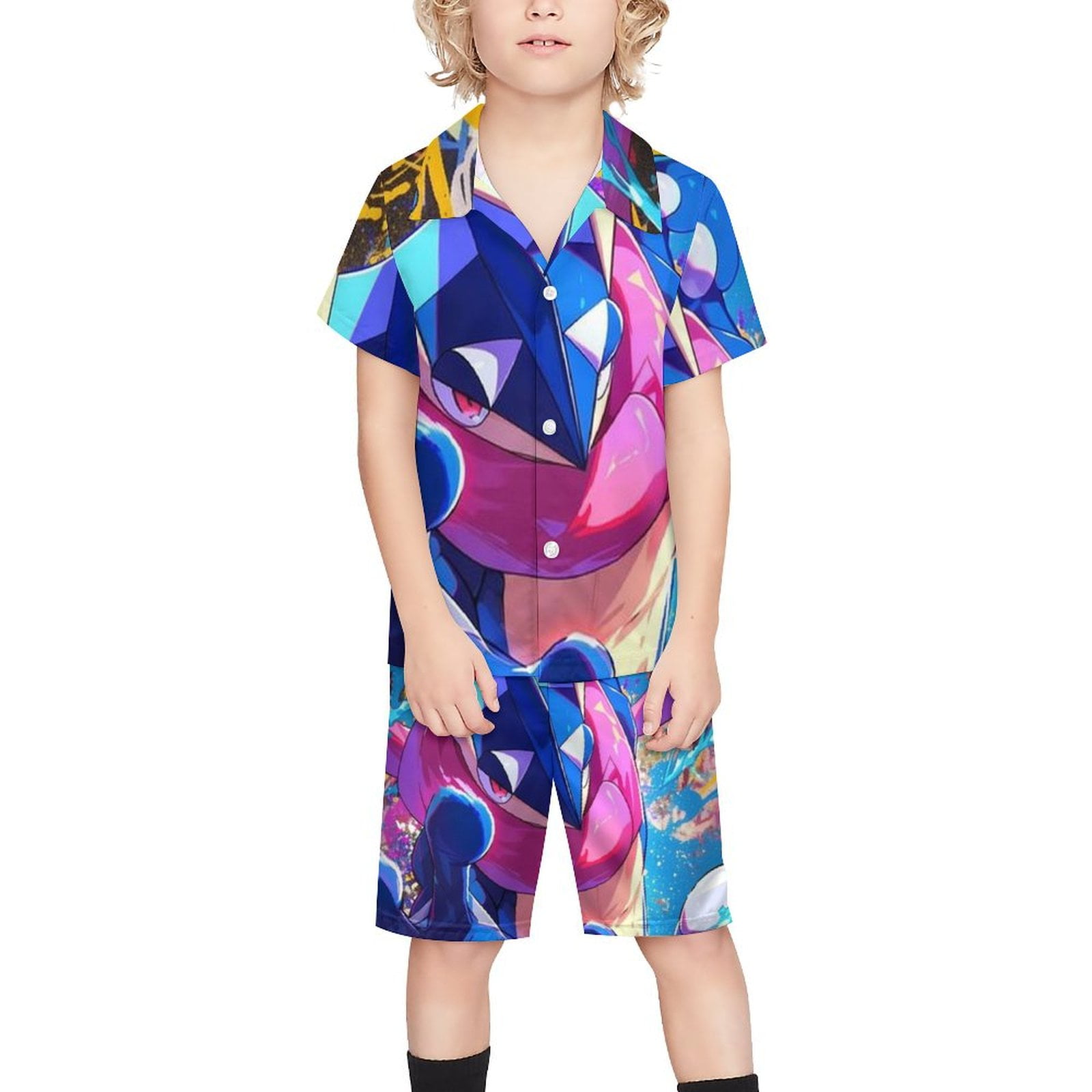 Greninja Swim Trunks Anime Cute for Boys Gift 11-12T Greninja Merch ...
