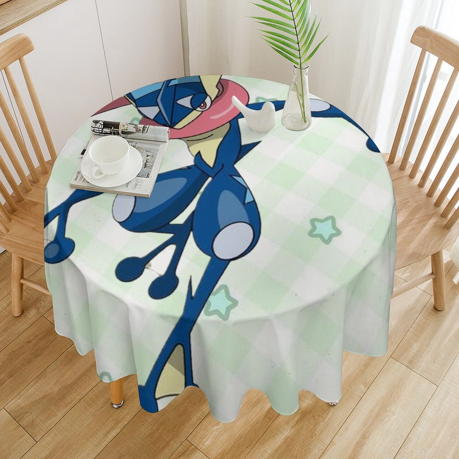 Greninja Tablecloth Anime for Dining Table Picnic Gift 70x70in Greninja ...